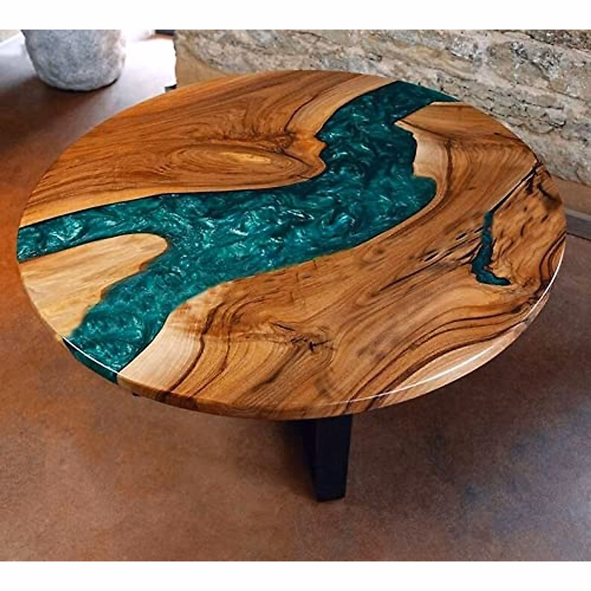 Epoxy Table, Live Edge Wooden Table, Epoxy Resin River Table, Natural Wood,Dining Table, Natural Epoxy Table, Resin Table