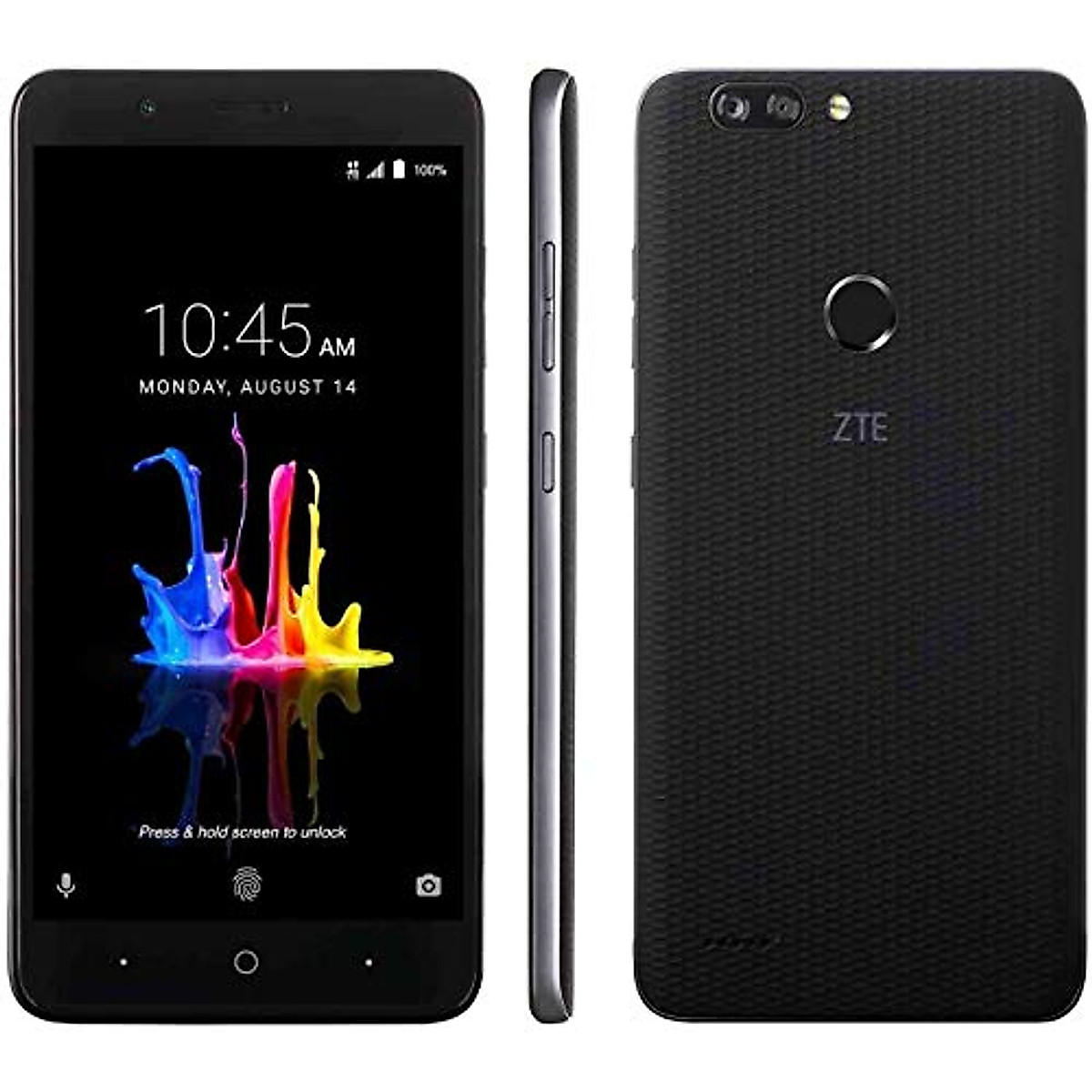 ZTE BLADE Z MAX Z982 (32GB, 2GB RAM) 6.0" Full HD Display, Dual Rear Camera, 4080 mAh Battery, 4G LTE GSM Unlocked Smartphone w/ US Warranty (Black)