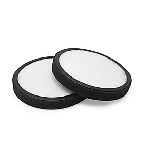 2 Pack of Premium H13 True Hepa Filter Compatible with Pure Enrichment PureZone Halo Air Purifier Model PEAIRDSK Compatible with Sharper Image Personal Air Purifier Item # 207073 207009