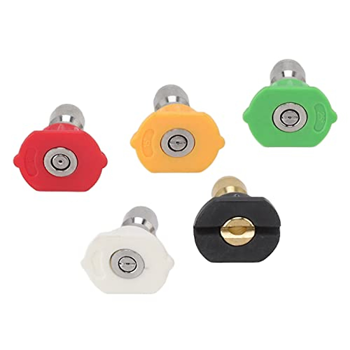 Pressure Washer Nozzle Tips, Quick Connecting Wide Area Widely Used Rinse Nozzle Kit for Garden(045)