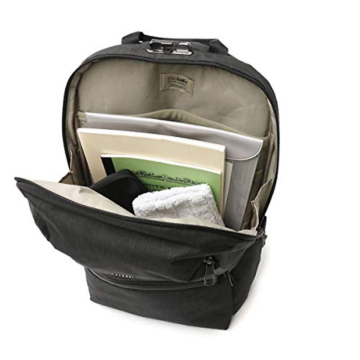 Pacsafe Men's Metrosafe X Anti Theft 20L Backpack-with Padded 15" Laptop Sleeve, Dark Denim, 20.5 Liter