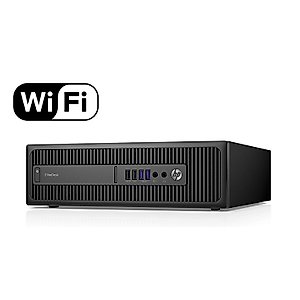 HP EliteDesk 800 G1 SFF High Performance Business Desktop Computer, Intel Quad Core i5-4590 up to 3.7GHz, 8GB RAM, 2TB HDD, 256GB SSD (boot), DVD, WiFi, Windows 10 Professional (Renewed)