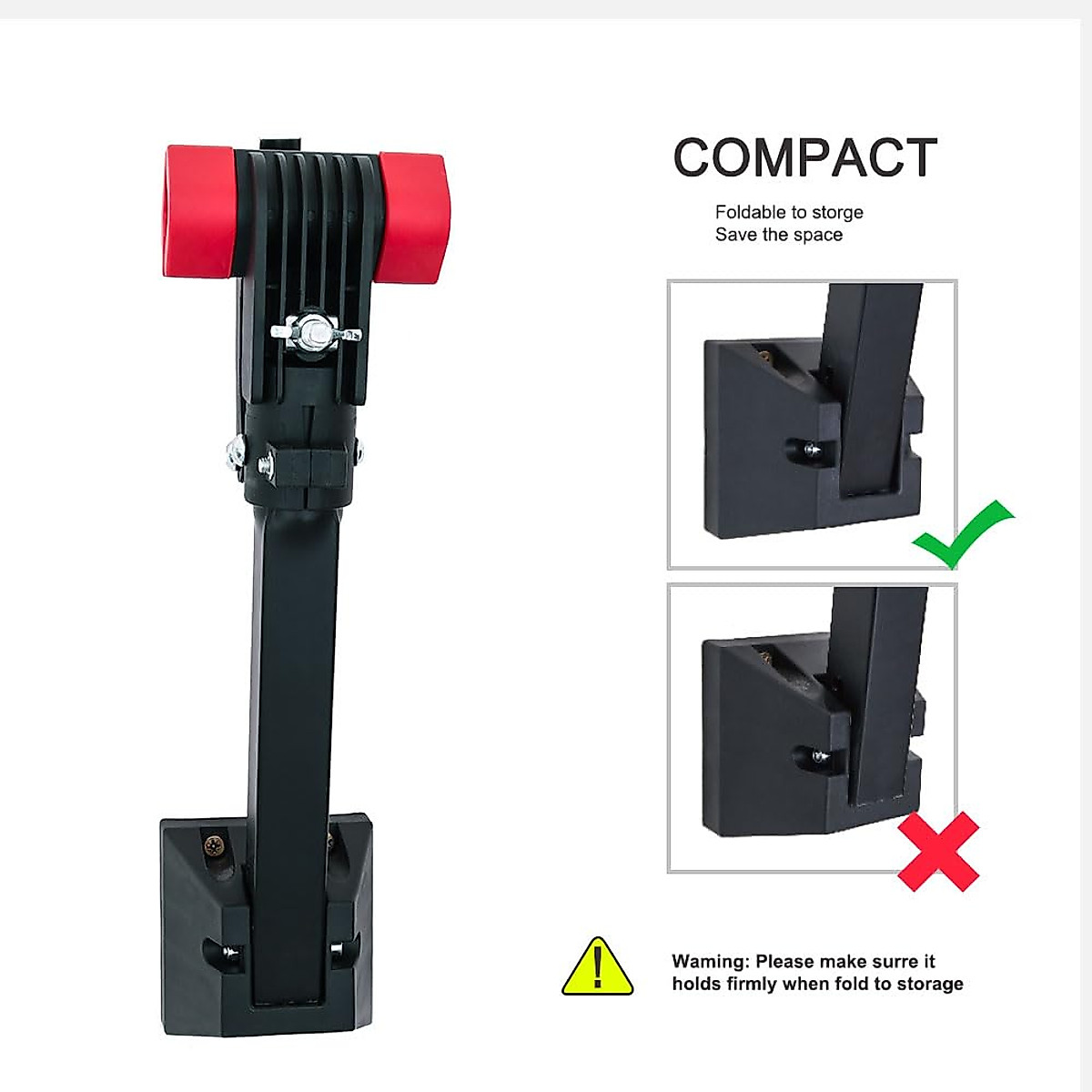 teraysun Bike Repair Stand Wall Mount Foldable Heavy Duty Bike Repair Workstand，Rugged and Stable Bike Repair Rack