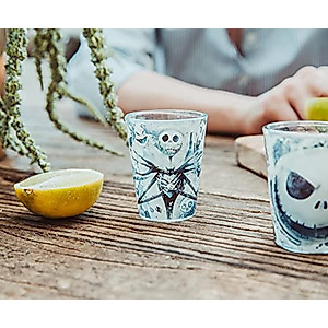 Disney Nightmare Before Christmas Inkblots 2-Ounce Mini Shot Glasses | Set Of 4