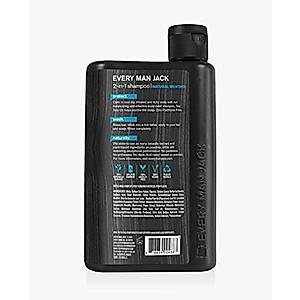 Every Man Jack 13.5 Ounce 2-in-1 Anti-dandruff Shampoo + Conditioner - Eucalyptus (twin Pack), 27 Fluid Ounce