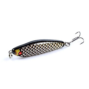 7 Pcs Topwater Fishing and Floating Hard Lures Lures or Pencil Popper Lures , as Floating Pencil Popper Lures Or Fishing Plugs for Salmon Redfish Trout Bass Walleye-31