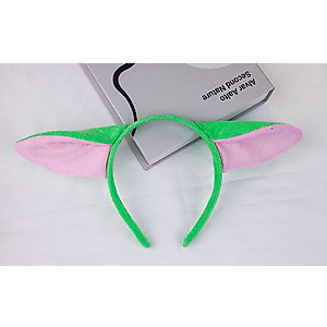 Big Ears Headband,Alien Headband,Headwear with Ears,Cute Decorative Hair Hoop for Hallowen,Cosplay (Yellow)
