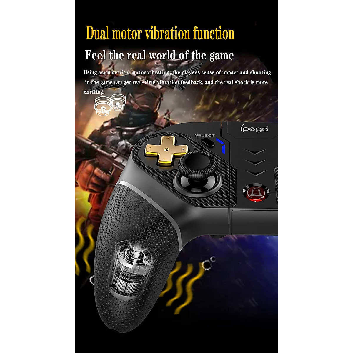 iPEGA-PG-9218 Wireless 5.0 +2.4G Game Controller for iphone 14/13/12 /11/8/7 for Samsung S23/S22/21/20 /S10/S10 + Note 20 /10 for OPPO, VIVO LG Android Smart Phone/Tablet ps4/N-Switch PC Smart TV