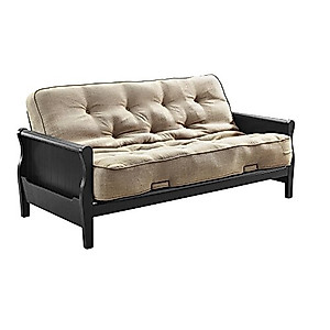 DHP 8 Inch Independently Encased Coil Mattress, Oatmeal Linen