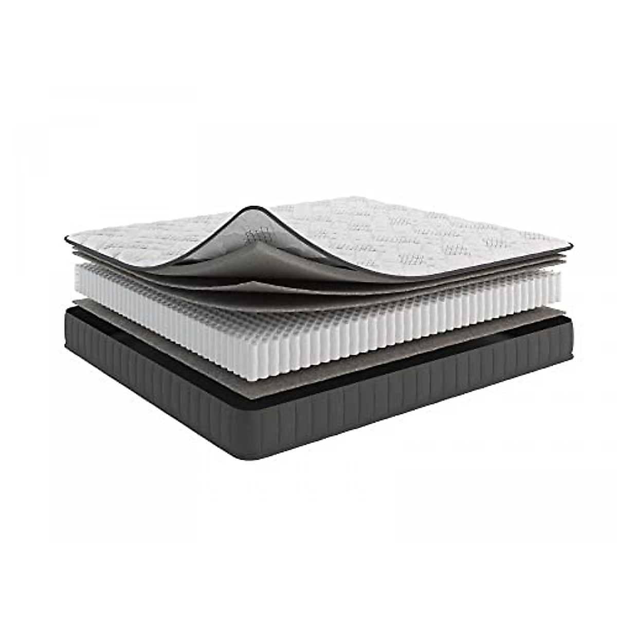 Ottomanson 9" Full Mattress in a Box Made in USA, Firm Mattress, Hybrid Mattress Cool Improved Airflow with Edge to Edge Pocket Coil, Bed in A Box, Ottopedic