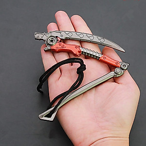 APEX Revenant Heirloom Metal Scytche Dead Man's Curve Action Figures Toys Collection Gift Party Supplies Desk Decoration 9inches（Foldable）