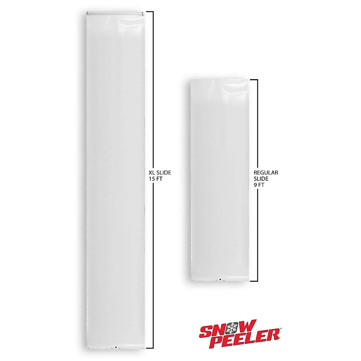 SNOWPEELER Accessories Kit - 15 ft. XL Snow Slide - Robust and Tear-Resistant - with Counterweight to Minimize Wind Drift - Roof Snow Removal Made Easy!