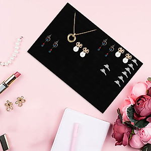 Zerodeko Jewelry Holder Earring Sponge Display Pad 5 Pcs Ring Insert Display Trays Foam Ring Holder Organizer Jewelry Box Inserts for Selling Jewelry Black Jewelry Insert Tray Jewelry Organizer