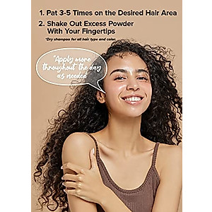 I Dew Care Dry Shampoo - Tap Secret | Gifts, Non-aerosol, Benzene-free, Mattifying Root Boosting Powder, Fuller Looking Hair, No White Cast, Formulated without Gluten, 0.27 Oz