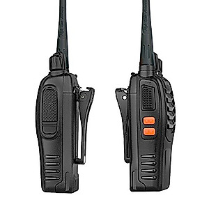 Ansoko Walkie talkies 10 Pack Long Range Rechargeable 2 Way Radio UHF 16-Channel with Earpiece Li-ion Battery and Charger (Pack of 10)