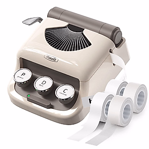 MakeID HD(300dpi) Label Maker Machine with 4 Rolls Tape, Bluetooth Multifunction Label Printer Available for Smartphone, Smart Sticker Maker with Multiple Templates for Office Home Organization