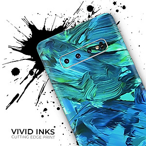 DesignSkinz Blurred Abstract Flow V40 Protective Vinyl Decal Wrap Skin Cover Compatible with The Samsung Galaxy S20 (Screen Trim & Back Glass Skin)