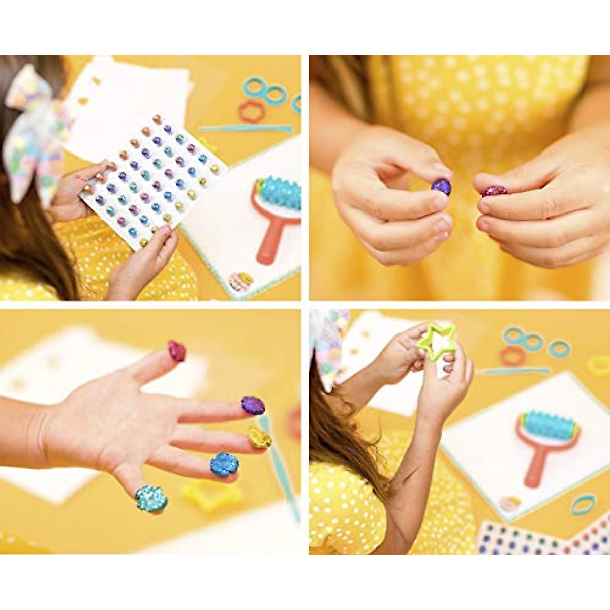 Crayola 04 0704 Glitter Dots Sparkle Station Craft Kit, Gift for Kids Age 6+