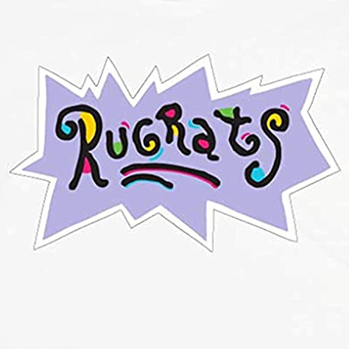 Nickelodeon Mens Long Sleeve Shirt - #TBT Mens 1990's Clothing - Rugrats, Hey Arnold, Ren and Stimpy (White, X-Large)