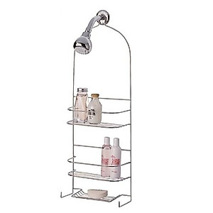 Homebasix SS-5786-PE-3L Deluxe Shower Caddy, White