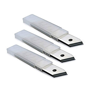 FEENIX 22050 30-Pack 18MM Utility Knife Replacement Blades, Snap off Replacement Knife Blades for Retractable Box Cutters and Knives, Hobby, Craft Knife - Bulk pack of 30 Blades