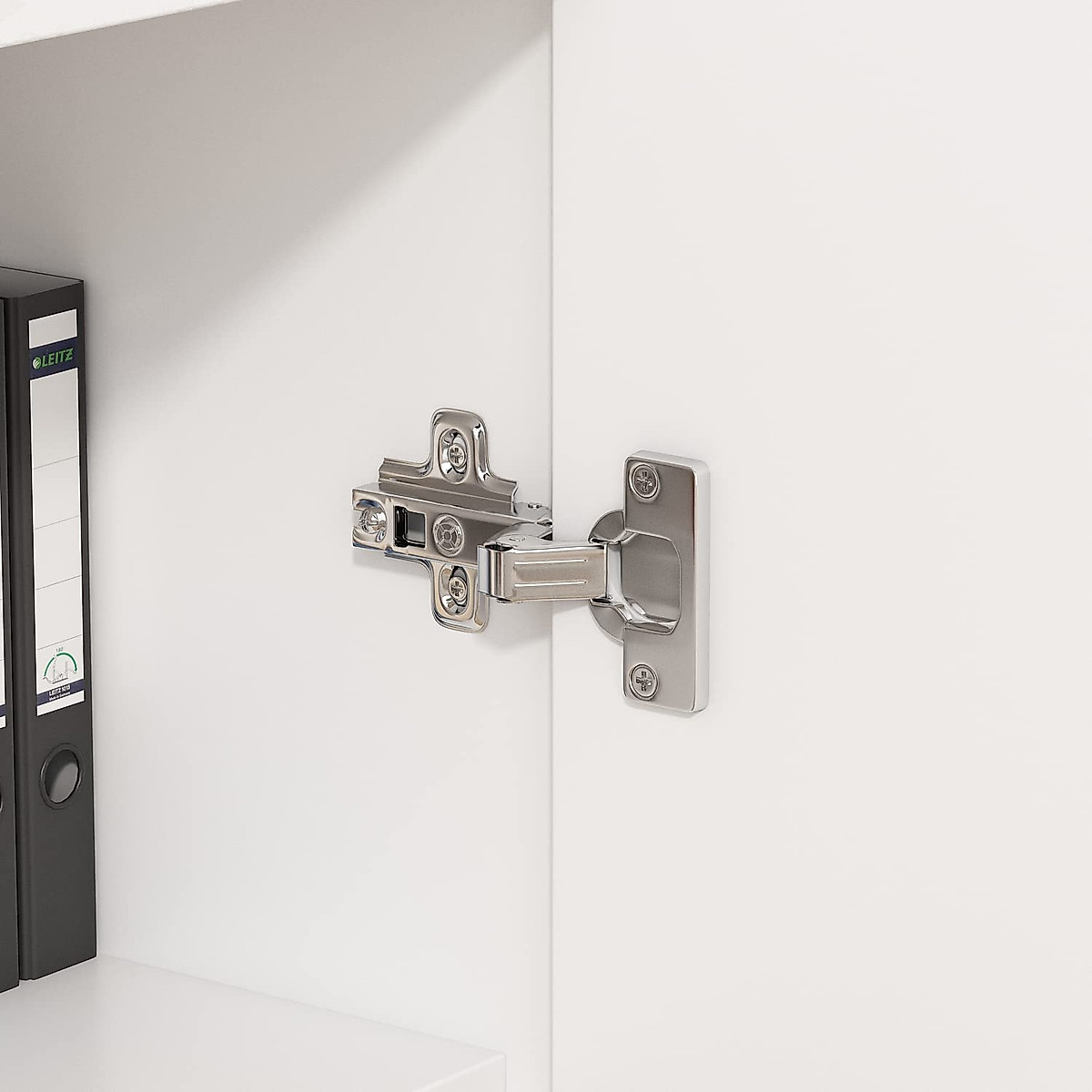 AIEGLE Sideboard Buffet Cabinet with Storage, Wood Coffee Bar Cabinet, 63" Kitchen Cabinet with 3 Drawers & 2 Doors, Kitchen Buffet Cabinet Cupboard with Gold Metal Legs, White