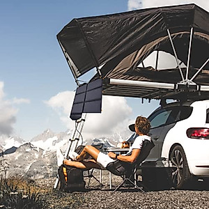 60W Portable Solar Panels,Foldable Solar Panel Charger with Fast Charging QC3.0 USB-A PD3.0 USB-C DC Output,Waterproof Solar Generator for 100-500W Power Station Camping Hiking RV(Without Generator)