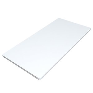FLEXISPOT Whole Piece 55"x28" Desktop 1" Thickness Height Adjustable Desk Rectangular Tabletop White Board (55INCH White Top)