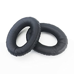 NewFantasia Softer Leather Replacement Earpads Compatible with Bose QC25, QC35, QC35 ii, QC45, QC15, QC2, AE2, Soundlink Headphones Sheepskin Leather Memory Foam Ear Cushions
