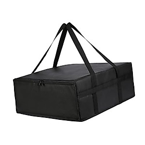 SiaBiced Pizza Carrier Insulated Delivery Bag for Hot and Cold Food Professional Food Delivery Bag Grocery Bag for Camping, 50x50x15CM