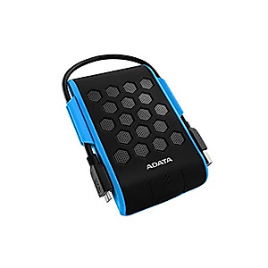 ADATA HD720 2TB USB 3.0 Waterproof/Dustproof/Shock-Resistant External Hard Drive, Blue (AHD720-2TU3-CBL)