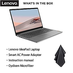 Lenovo IdeaPad Thin and Light Laptop, 15.6" FHD Display, AMD Ryzen 5 5500U Processor (Beats i7-1185G7), 20GB RAM, 512GB PCIe SSD, Backlit Keyboard, Fingerprint Reader, Windows 11, Grey (Latest Model)