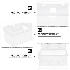 balacoo Plastic Storage Bins with Lids: Clear Latching Box, Plastic Storage Bin with Handle, Storage Bin Tote Organizing Container