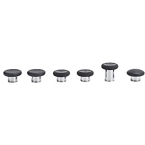 YYOYY Game Controller Accessories Metal Silicone,Complete Replacement Elite Controller Gaming Controller Gamepad Thumbsticks Paddles Set for ONE Elite Series 2