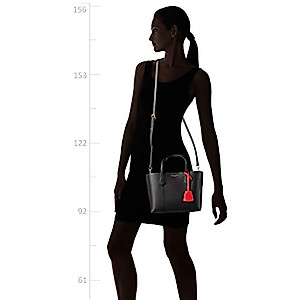 Tory Burch Women's Perry Small Triple Compartment Tote, Black, One Size