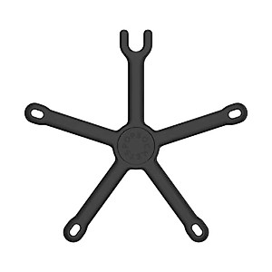 PopSockets: Flexible Phone Mount & Stand, Phone Tripod Mount, Universal Device Mount - Black