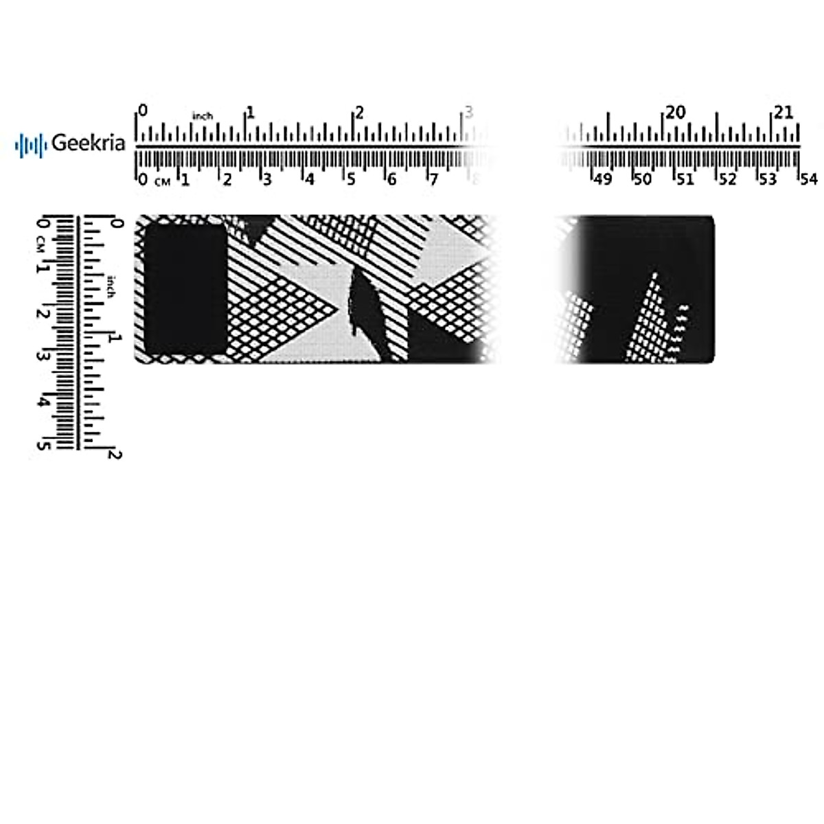 Geekria Flex Fabric Headband Pad Compatible with SteelSeries Arctis 7, Arctis 9X, Arctis PRO, Headphones Replacement Band, Headset Head Cushion Cover Repair Part (Black White)