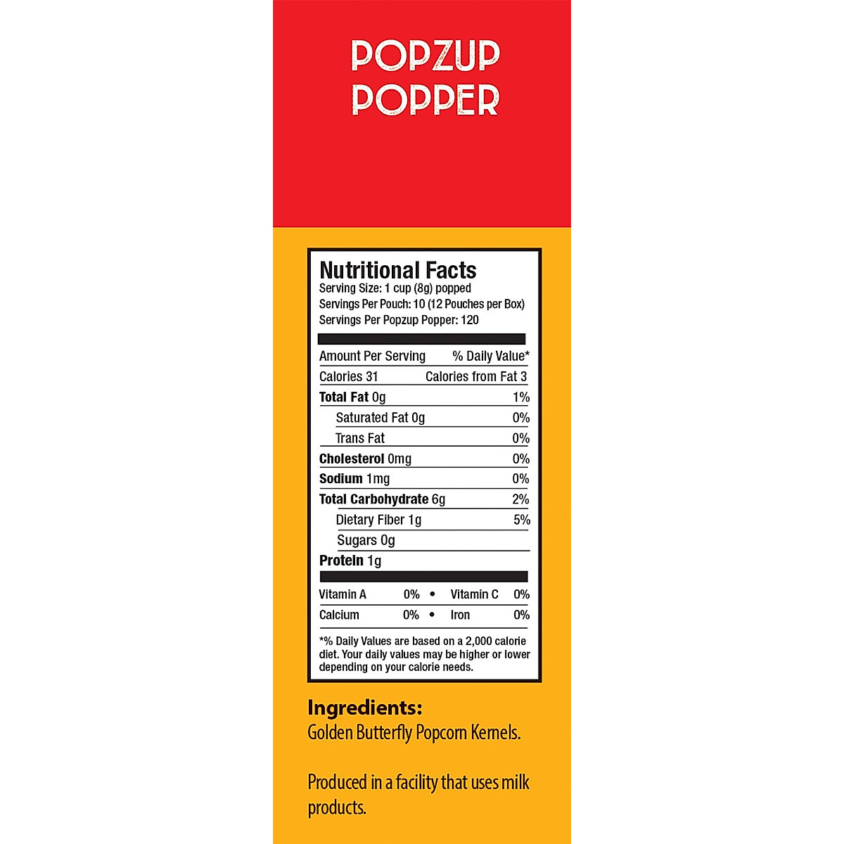 Movie Time Popcorn Kit (Microwave)