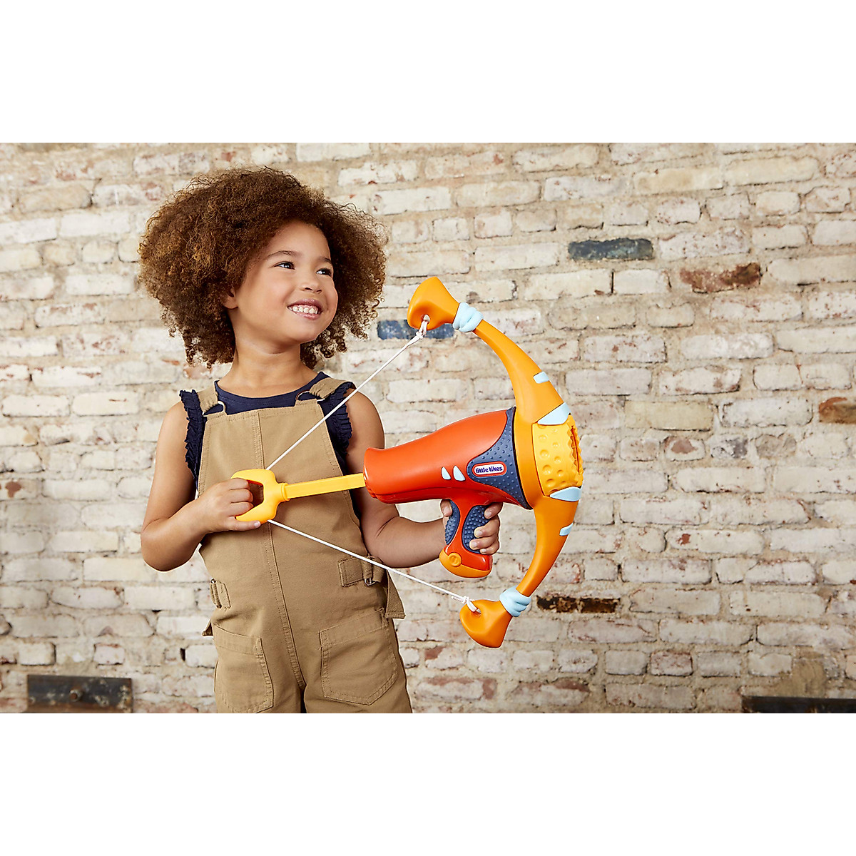 Little Tikes Mighty Blasters Mighty Bow Toy Blaster with 4 Soft Power Pods, Multicolor, Model: