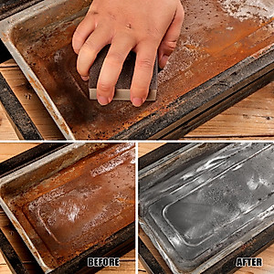 Extra Fine (400 Grit) Manual Sanding Sponge Sheet Kitchen Polishing Grinding Abrasive Sponge Block 4-Inch, 4-Pack