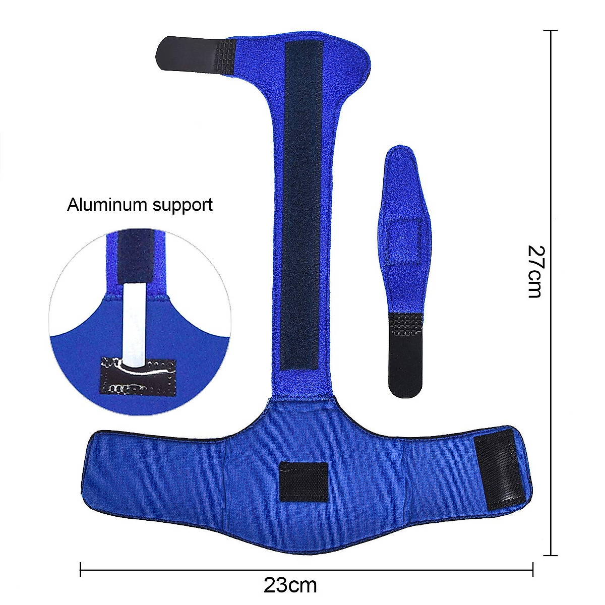 KuKiMa Finger Extension Splint, Medical Aluminum Support Trigger Finger Sprains Wounds Fingers Injuries Strains Mallet Finger Pain Relief Adjustable Extension Splint Fits All Fingers