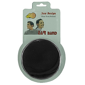 Gelante Unisex Classic Fleece Earmuffs for Cold Weather. Ear Warmer Behind the Head. 5039C-Black