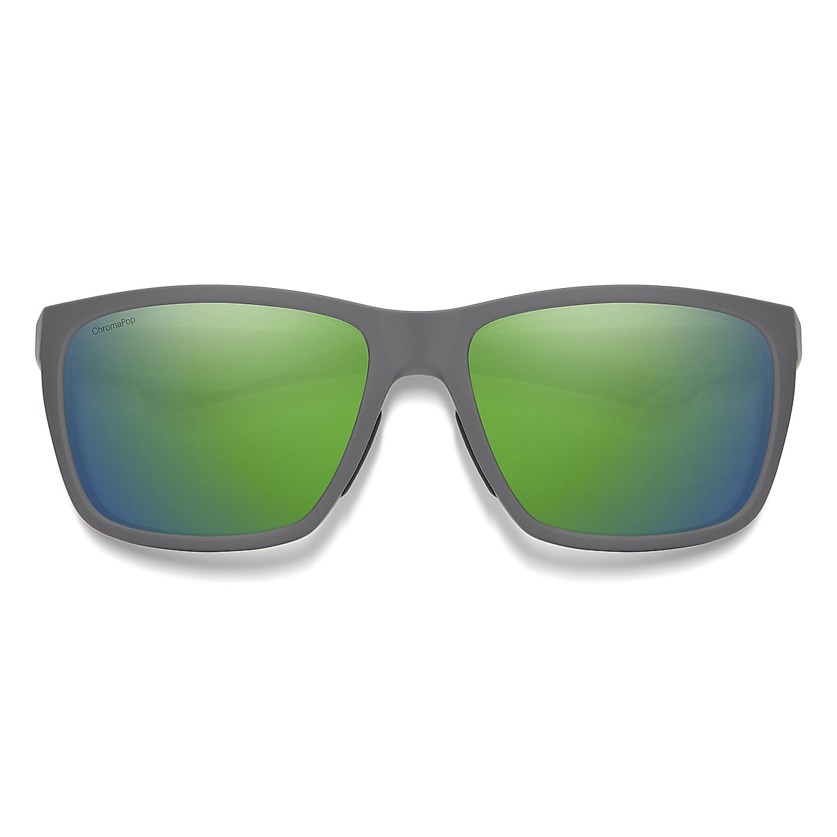 SMITH Longfin Sunglasses – Performance Sports Active Sunglasses for Watersports, Fishing & More – For Men & Women – Matte Cement + Green ChromaPop Polarized Mirror Lenses