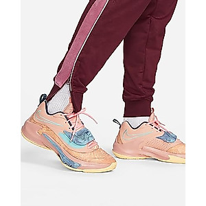 Nike Giannis Men's Lightweight Basketball Pants, Dark Beetroot/Sweet Beet/Sail/Sail, M Regular US