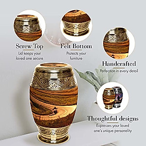 Motorcycle Urn - Cremation Urns for Human Ashes Adult for Funeral, Burial, Niche, or Columbarium Cremation - Urns for Adult Ashes - Cremation Urns for Human Ashes - Large