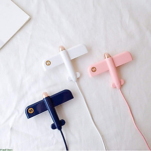 Lysee Cable Winder - 3 colors Airplane shape waterproof 4-port USB 2.0 HUB Splitter 4 in 1 Converter HUB USB Splitter - (Color: pink)