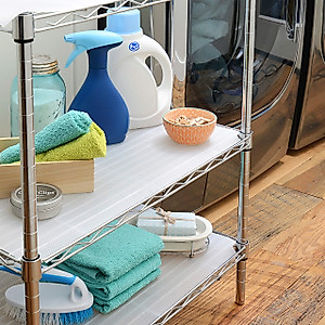 Con-Tact Brand Duraliner Non-Adhesive Surface Cover Shelf and Drawer Liner, 12" x 25', Diamond Clear