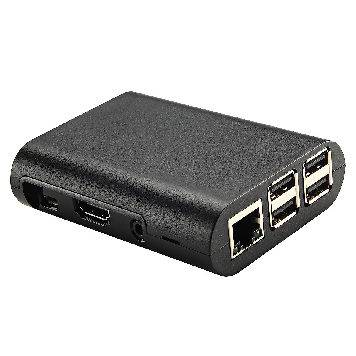Enokay Case for Raspberry Pi 2 Model B B+ Raspberry Pi 3 Model B B+ Case (Black)