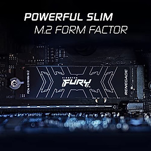 Kingston FURY Renegade 1TB PCIe Gen 4.0 NVMe M.2 Internal Gaming SSD | Up to 7300 MB/s | Graphene Heat Spreader | 3D TLC NAND | Works with PS5 | SFYRS/1000G, Solid State Drive