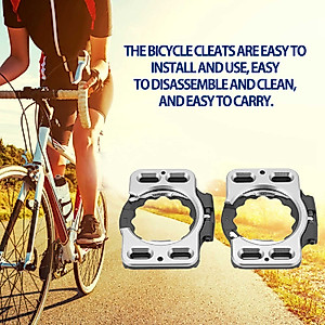 Cycling Shoe Cleats, Shoe Cleats Quick Release Cycling Shoes Cleat Cover Adapter Converter Pedal Cover Road Cycling Cleats for SpeedPlay Zero ffor Pave/Ultra Light Action,